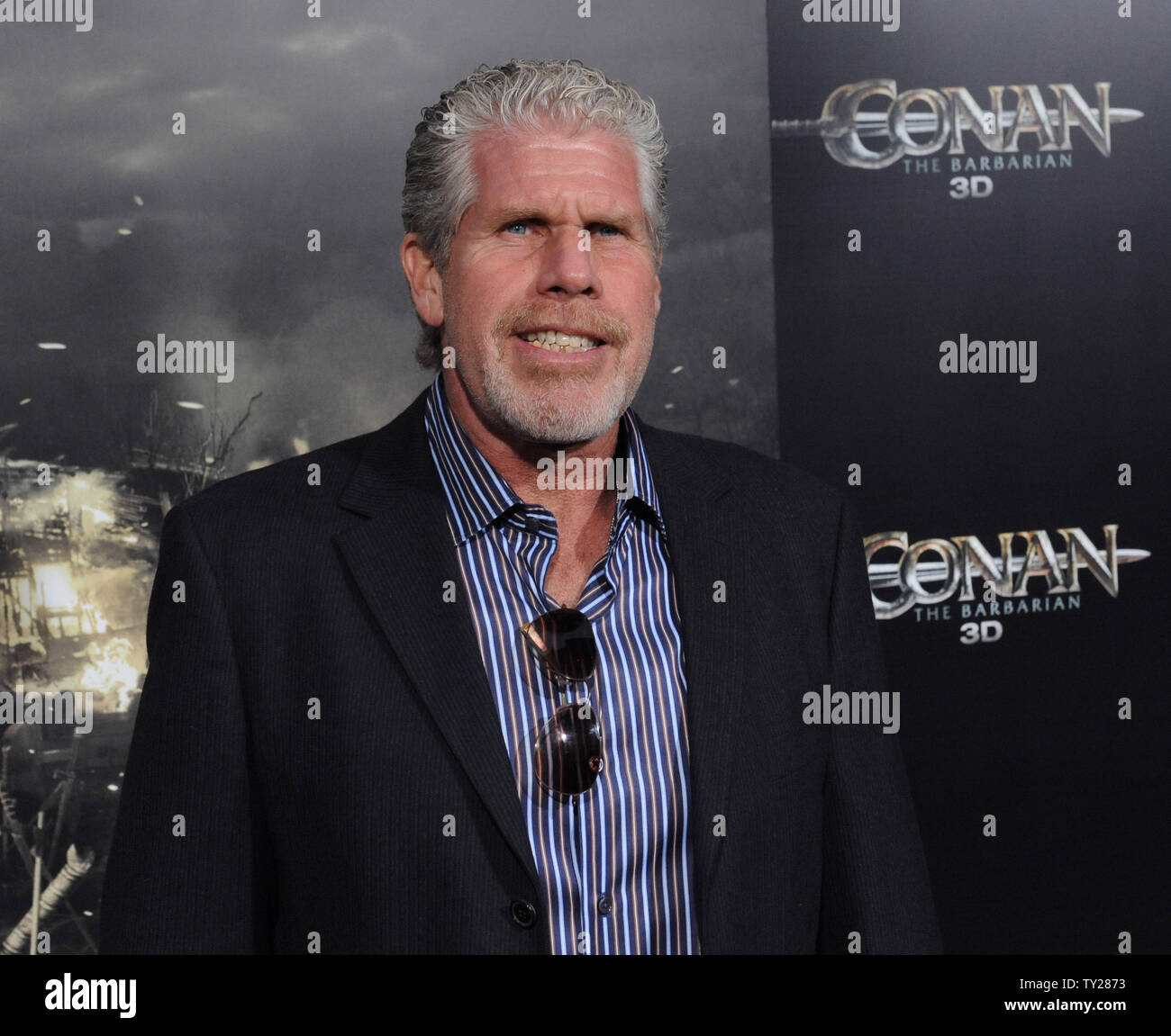 Ron Perlman, a cast member in the motion picture adventure fantasy ...