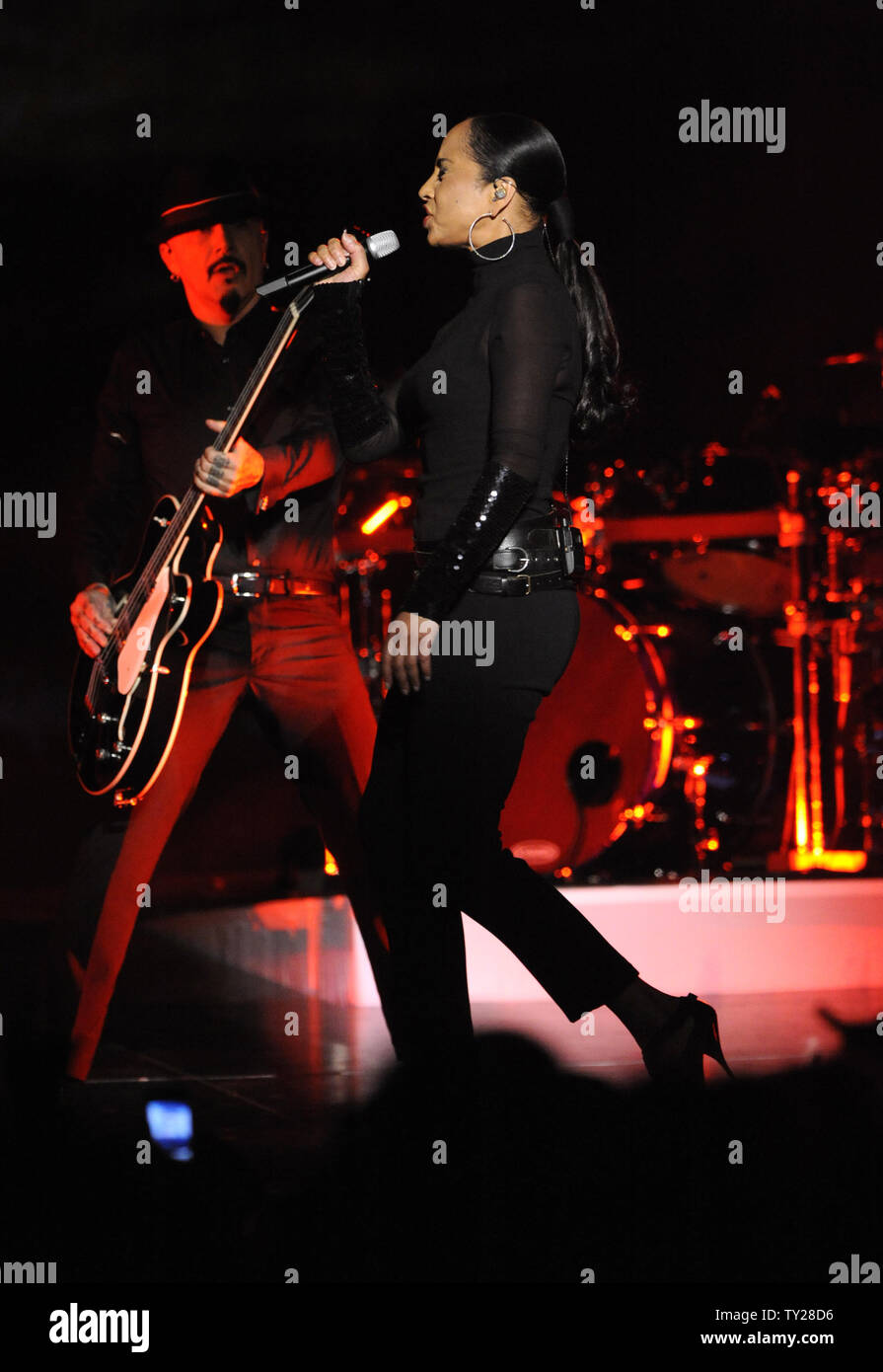 Sade performs during her 2011 World Tour at the Staples Center in Los ...