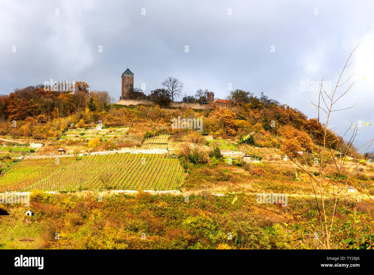 Starkenburg of Heppenheim, Germany Stock Photo - Alamy