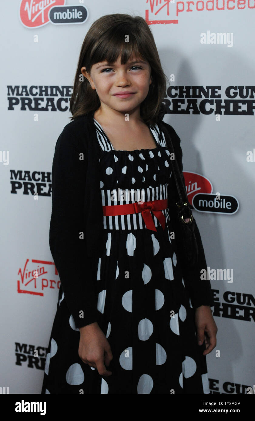 Actress Ryan Campos, a cast member in the motion picture "Machine Gun ...
