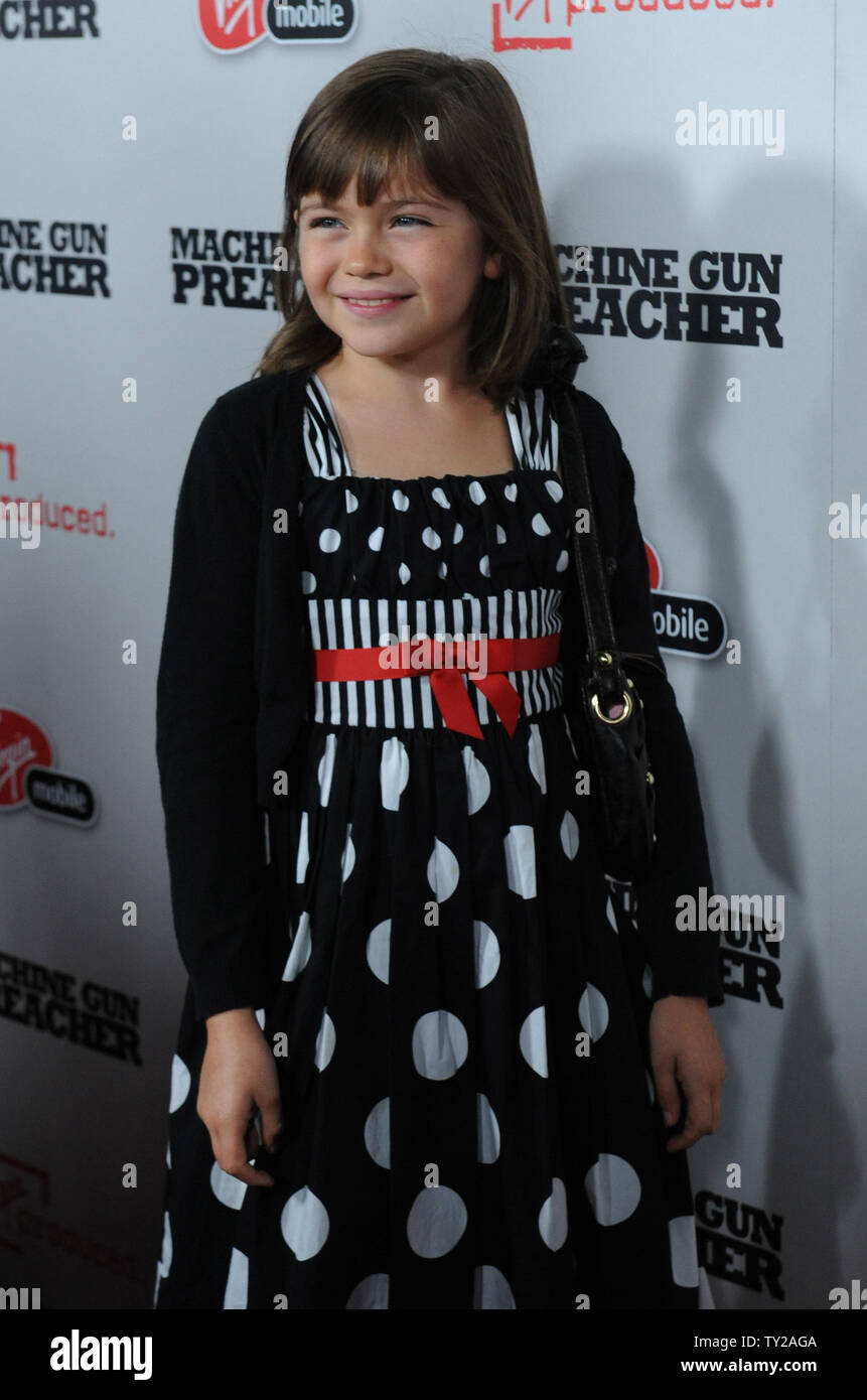 Actress Ryan Campos, a cast member in the motion picture "Machine Gun ...