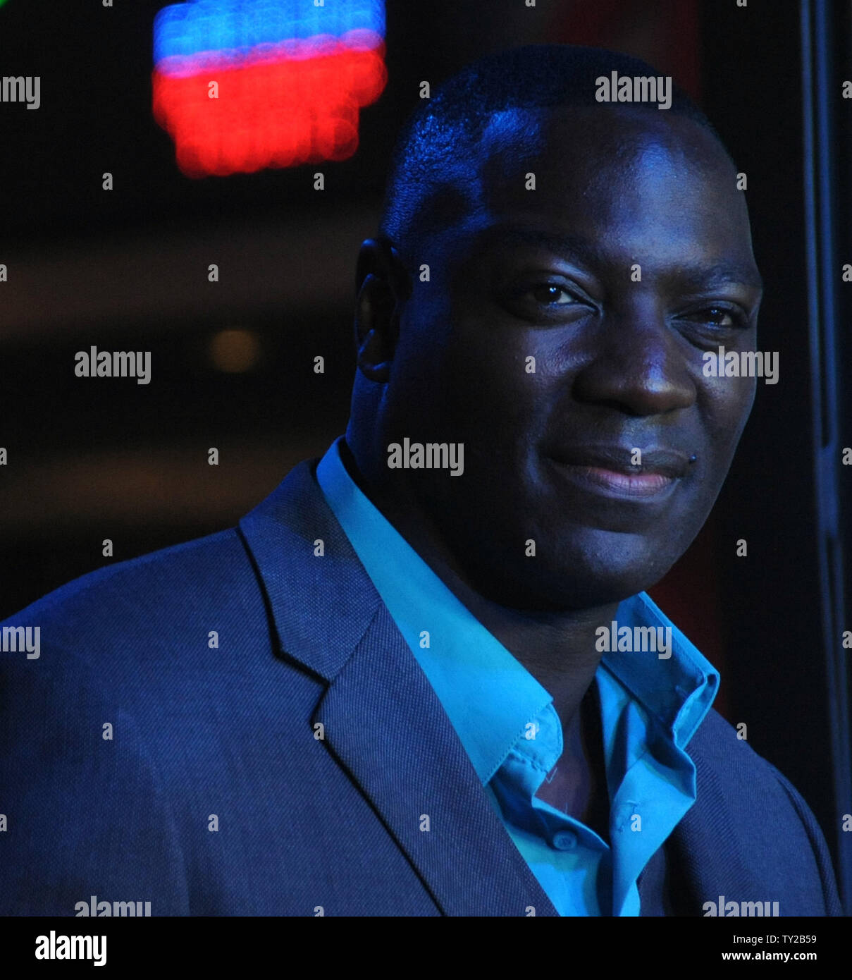 Actor Adewale Akinnuoye-Agbaje, a cast member in the sci-fi thriller ...