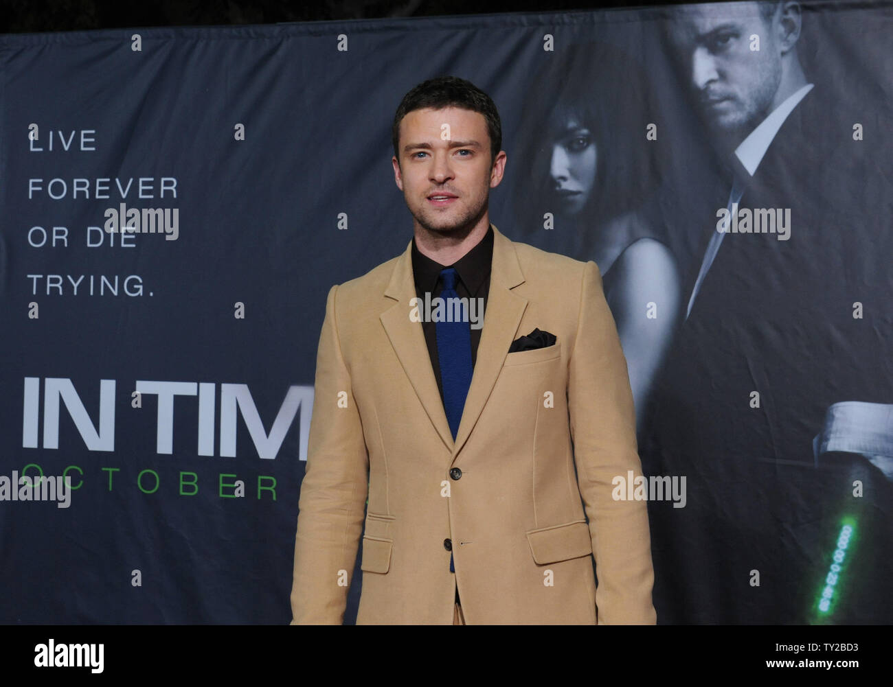 Justin Timberlake, a cast member in the motion picture sci-fi thriller ...