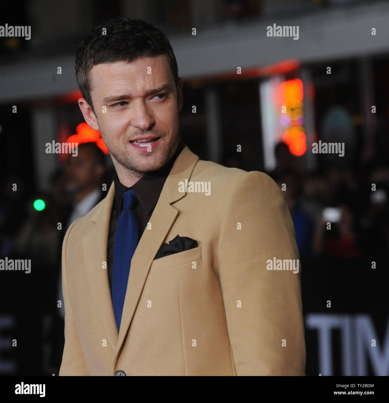 Justin Timberlake, a cast member in the motion picture sci-fi thriller ...