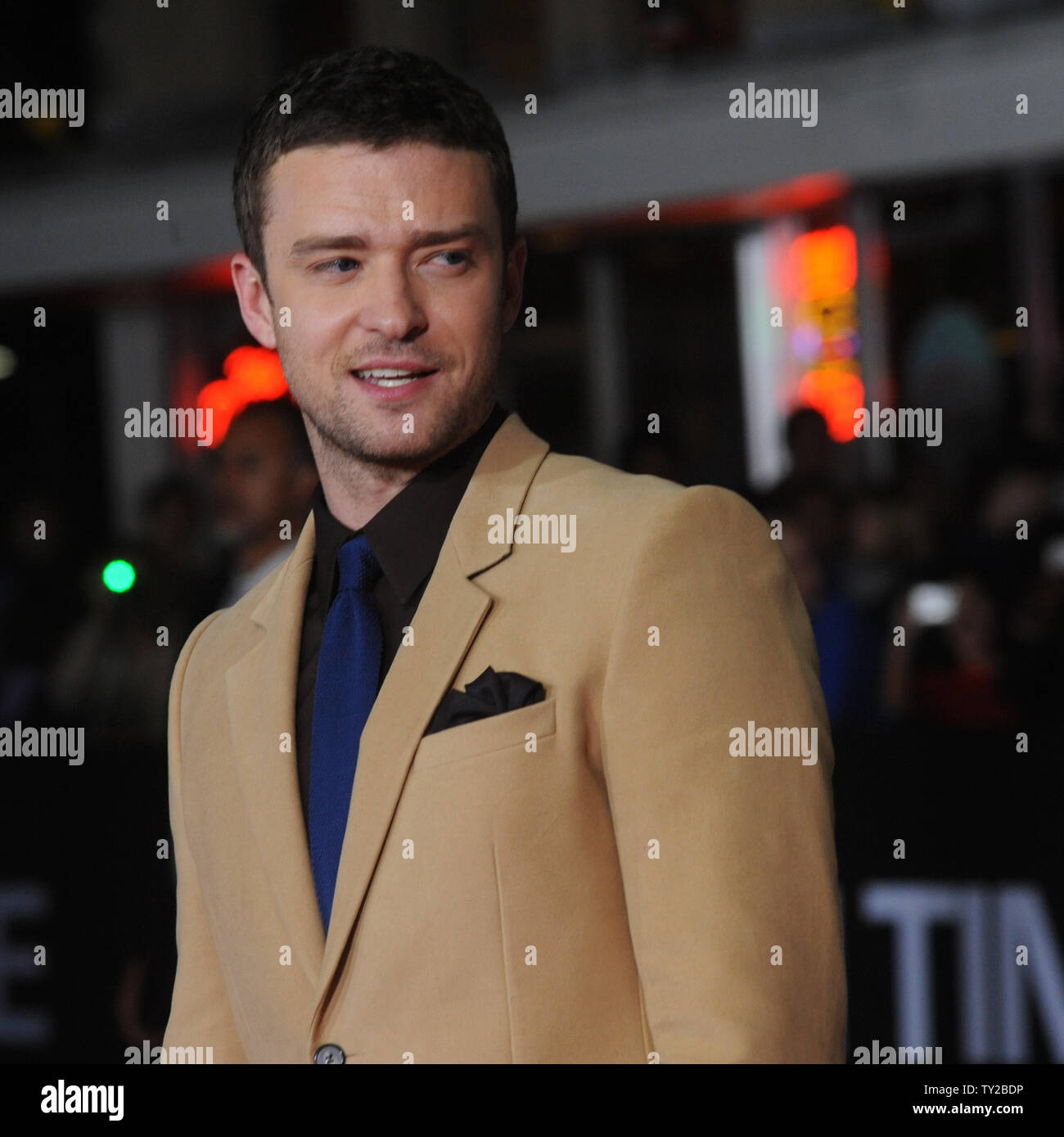 Justin Timberlake, a cast member in the motion picture sci-fi thriller ...