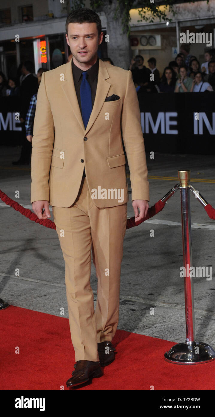 Justin Timberlake, a cast member in the motion picture sci-fi thriller ...