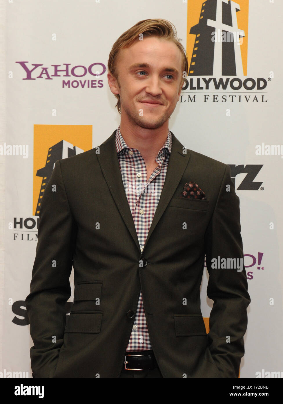 Actor Tom Felton arrives at the 15th Annual Hollywood Film Awards Gala ...