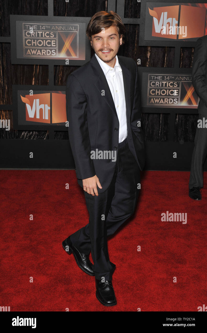 LOS ANGELES, CA. January 08, 2009: Emile Hirsch at the 14th Annual ...