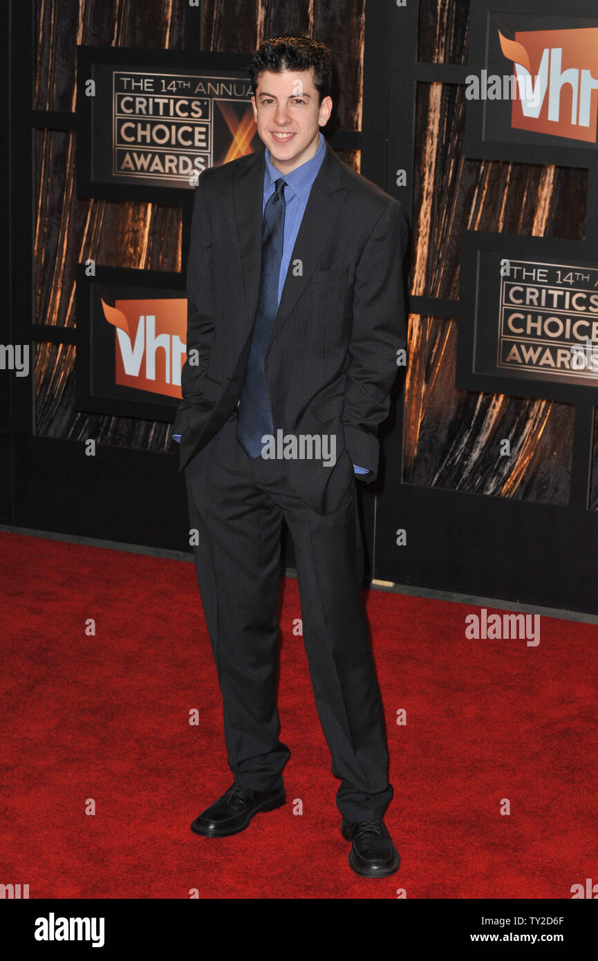 LOS ANGELES, CA. January 08, 2009: Christopher Mintz-Plasse at the 14th ...