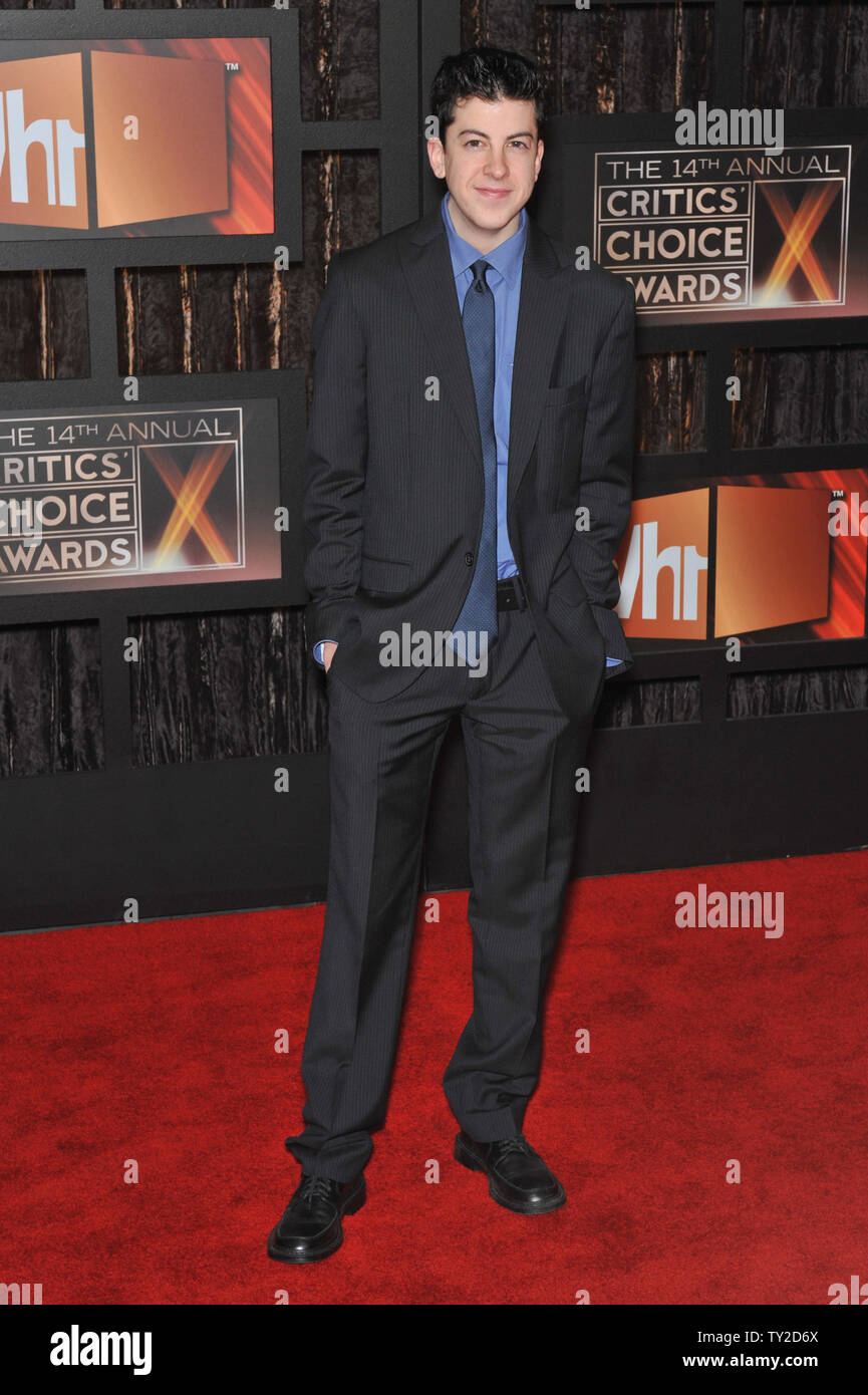 LOS ANGELES, CA. January 08, 2009: Christopher Mintz-Plasse at the 14th ...