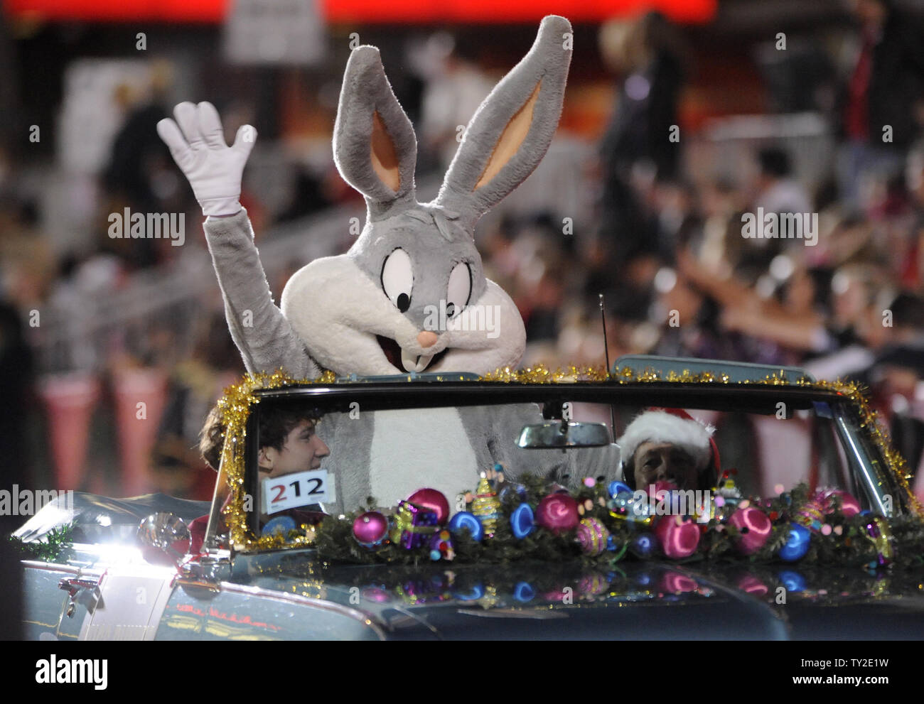 Bugs Bunny rides in the 80th annual Hollywood Christmas Parade in the ...