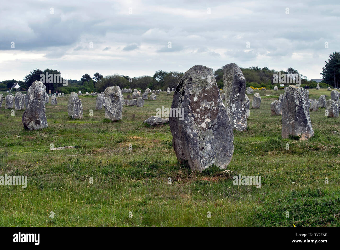 Carnac stones hi-res stock photography and images - Alamy