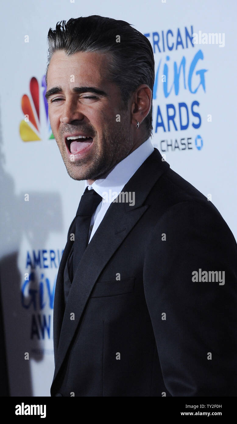 Irish actor colin farrell arrives hi-res stock photography and images ...