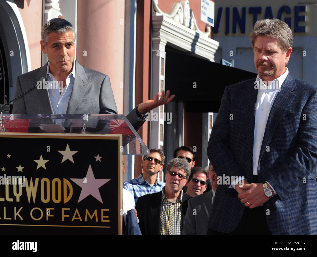 Writer, producer, director John Wells listens to comments by actor ...