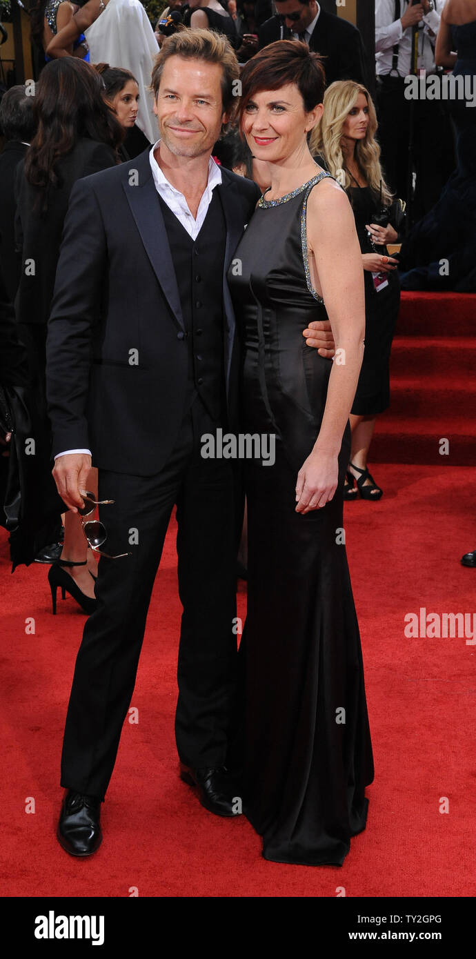 Actor Guy Pearce and his wife Kate Mestitz arrive at the 69th annual ...