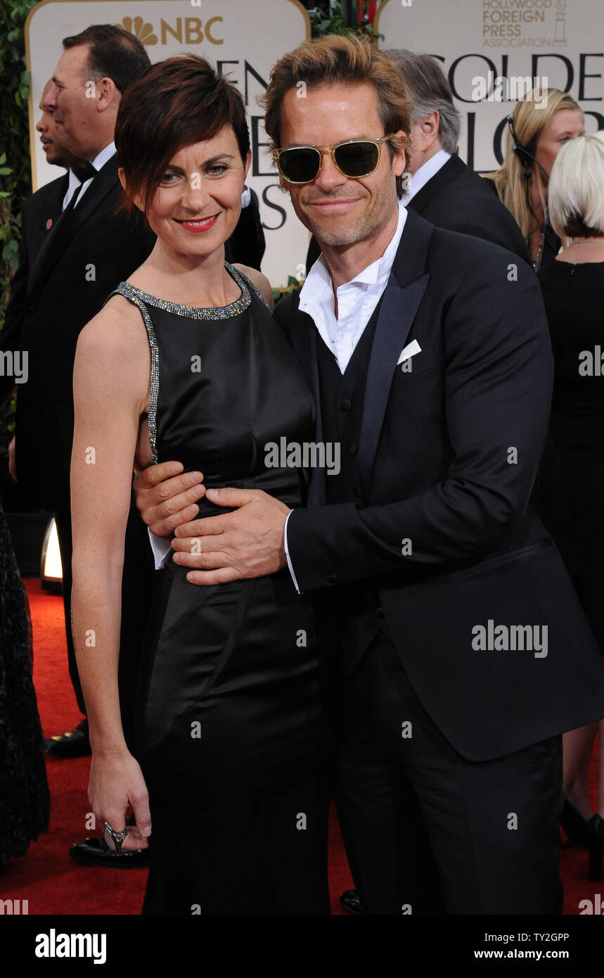 Actor Guy Pearce and his wife Kate Mestitz arrive at the 69th annual ...
