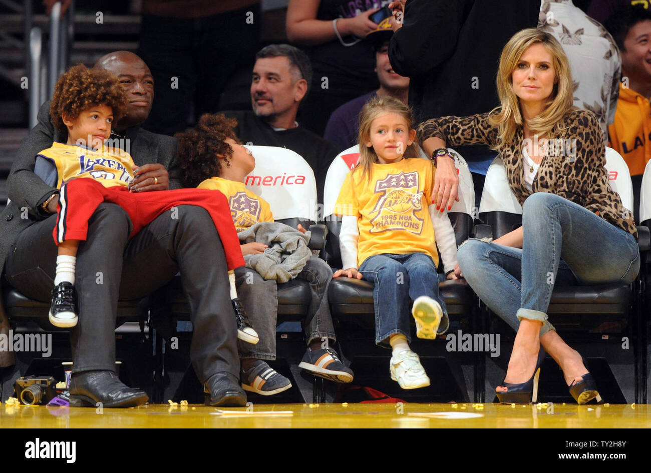 Heidi klum and her children hi-res stock photography and images - Alamy