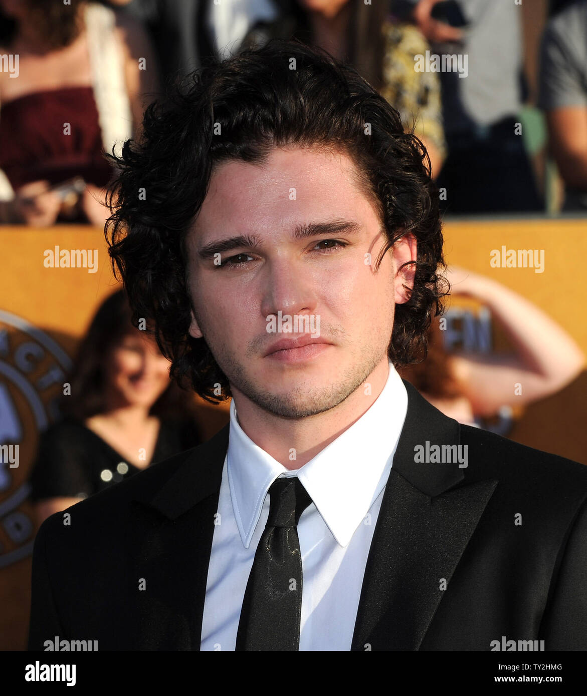 Actor Kit Harington arrives at the 18th annual Screen Actors Guild ...