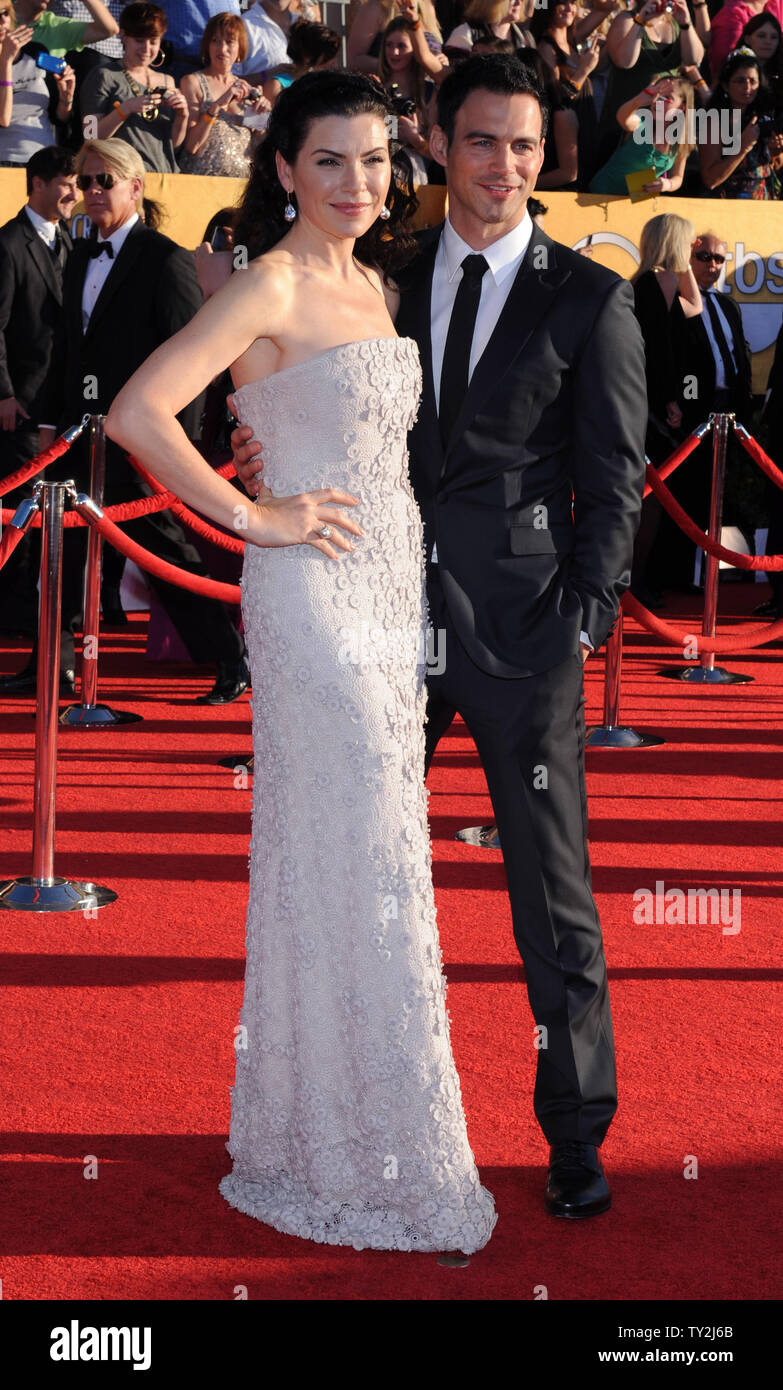 Actress Julianna Marguiles and her husband Keith Lieberthal arrive for ...