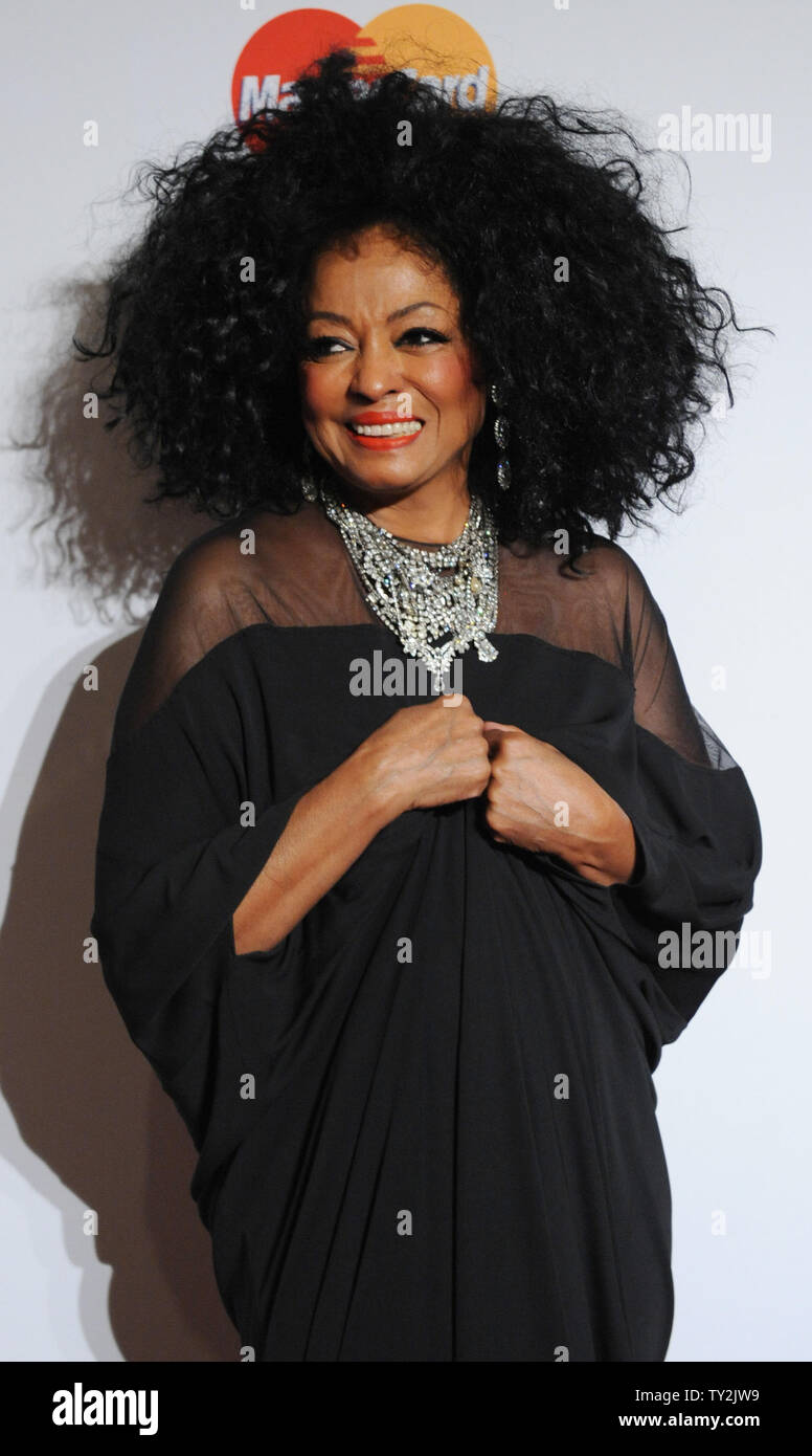 Singer Diana Ross attends the annual Clive Davis pre-Grammy party in ...