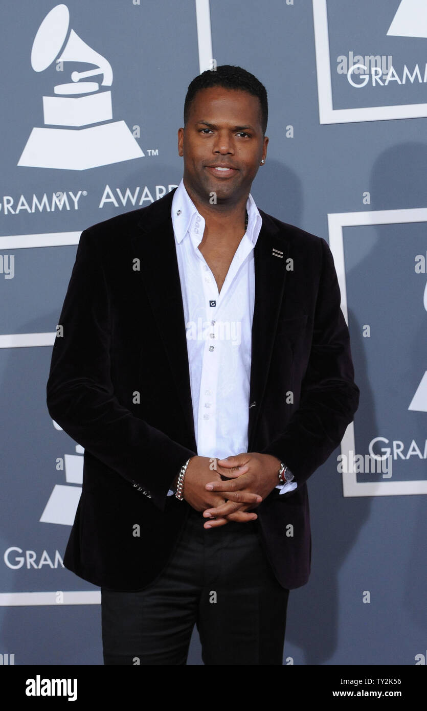 AJ Calloway arrives at the 54th annual Grammy Awards at the Staples ...