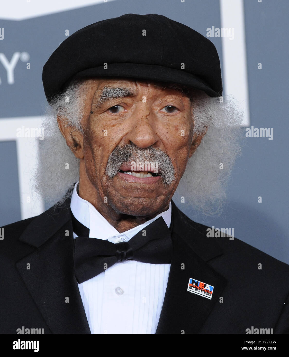 Gerald Wilson arrives at the 54th annual Grammy Awards at the Staples ...