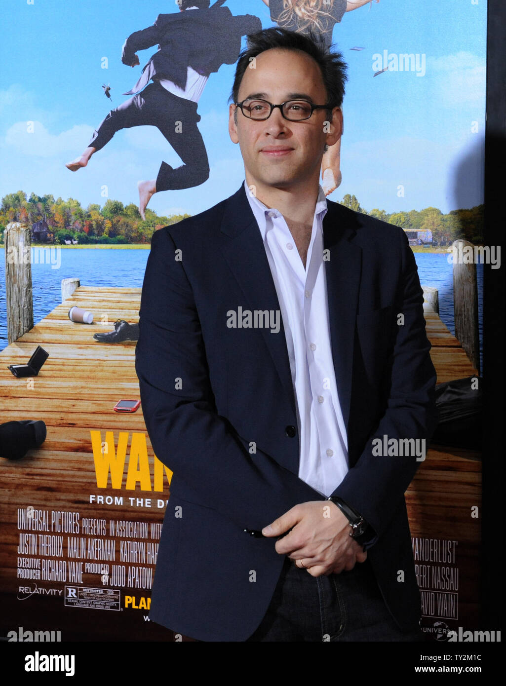 Director, writer and producer Davis Wain arrives for the the premiere ...