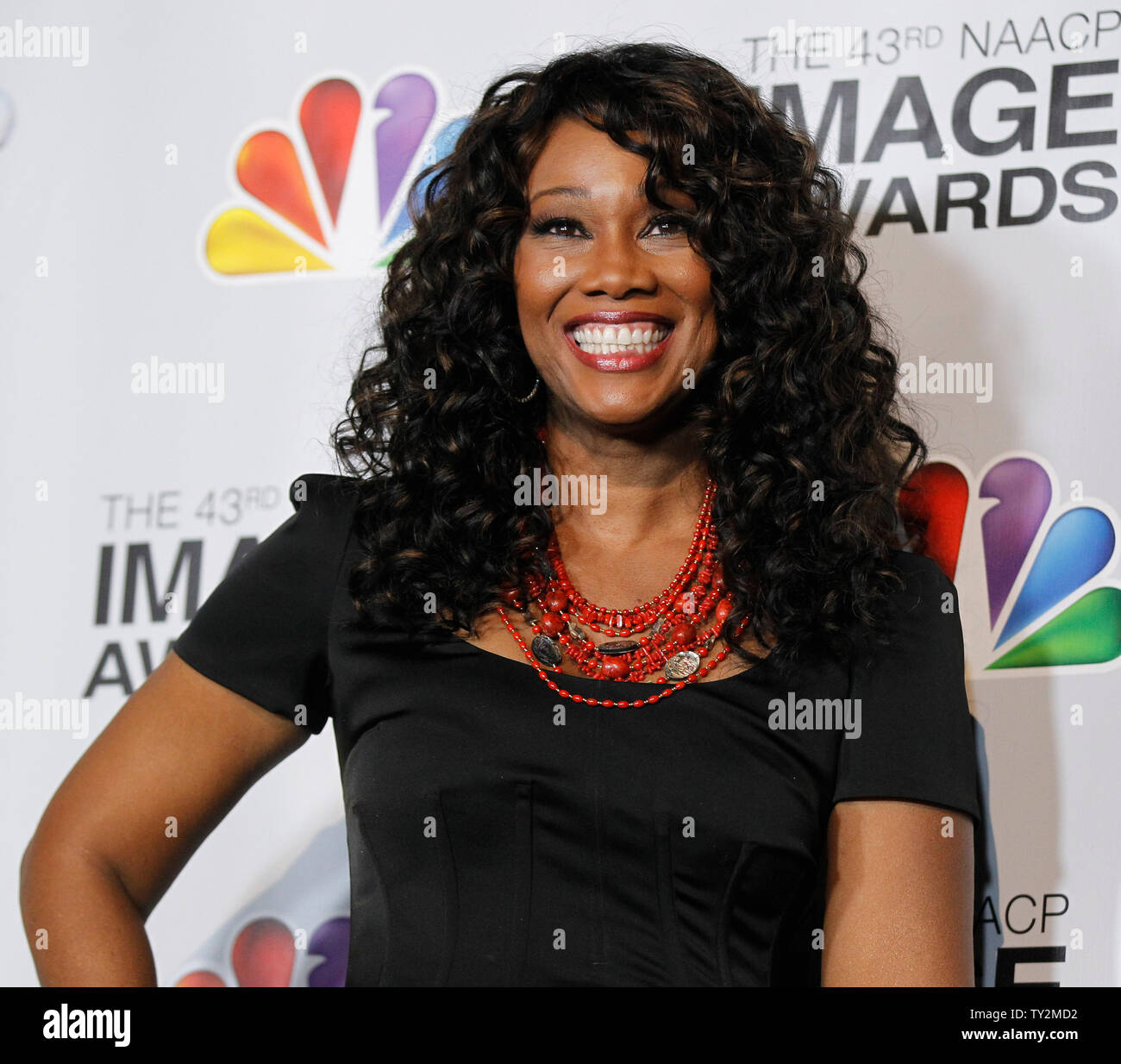 Singer Yolanda Adams appears backstage in the press at the 43rd NAACP ...