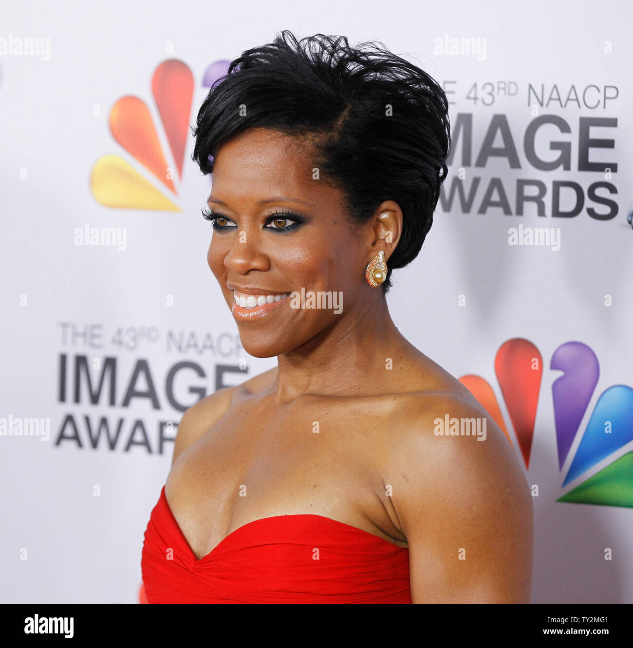 Actress Regina King arrives at the 43rd NAACP Image Awards at the ...