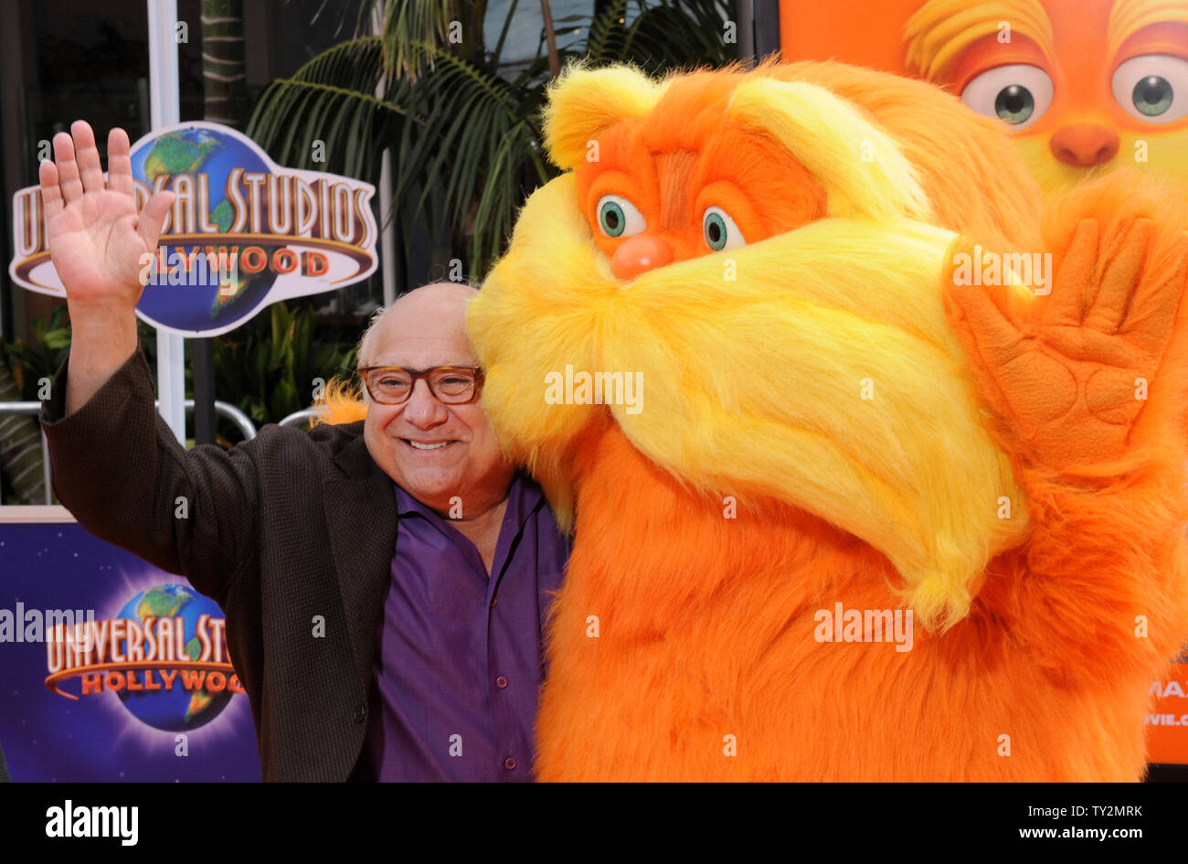 Actor Danny DeVito, the voice of The Lorax in the animated motion picture fantasy "Dr. Seuss ...