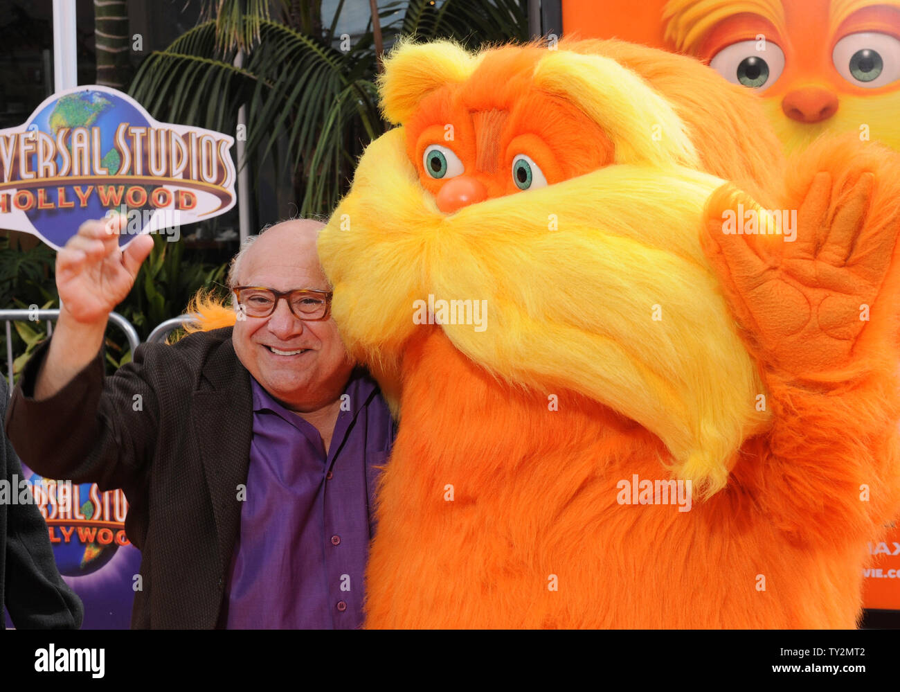 Actor Danny DeVito, the voice of The Lorax in the animated motion picture fantasy "Dr. Seuss ...