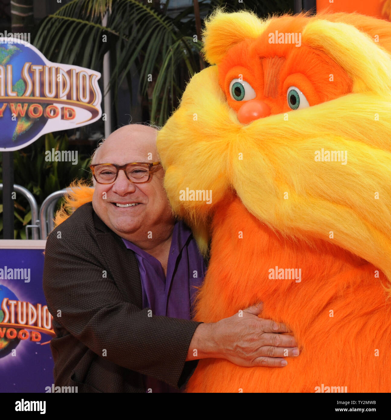 Actor Danny DeVito, the voice of The Lorax in the animated motion picture fantasy "Dr. Seuss ...