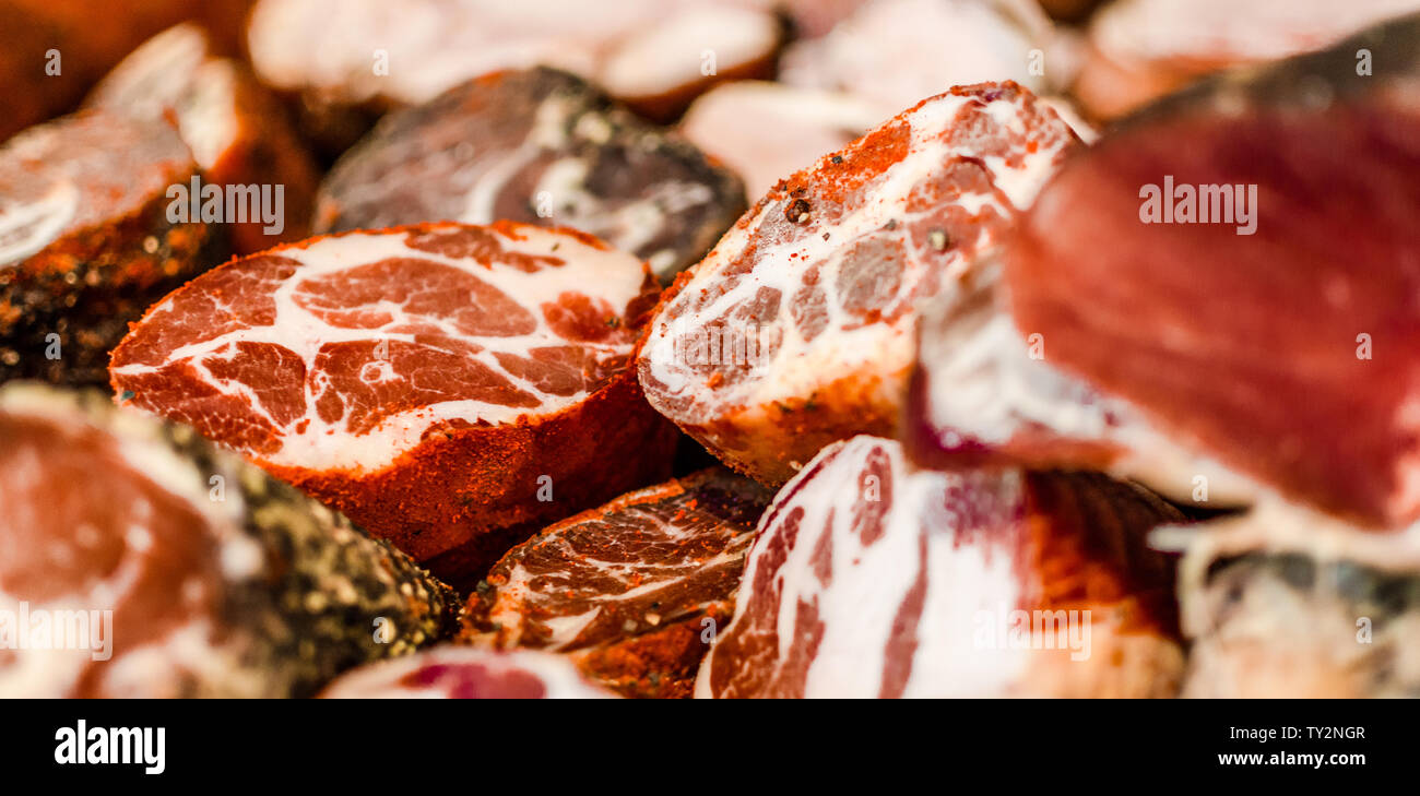 Italian cured meat hi-res stock photography and images - Alamy