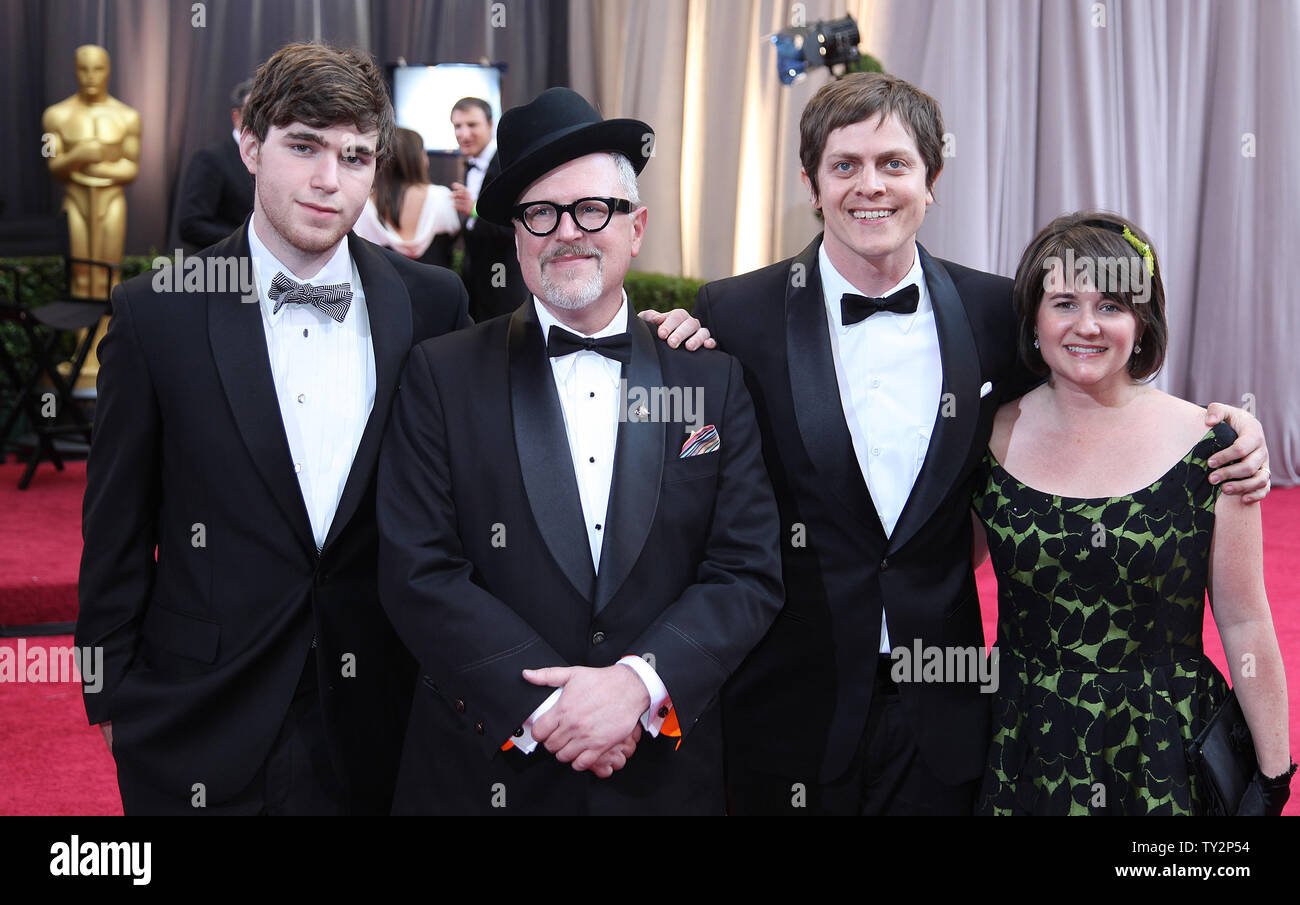 Directors William Joyce (left center) and Brandon Oldenburg (right ...