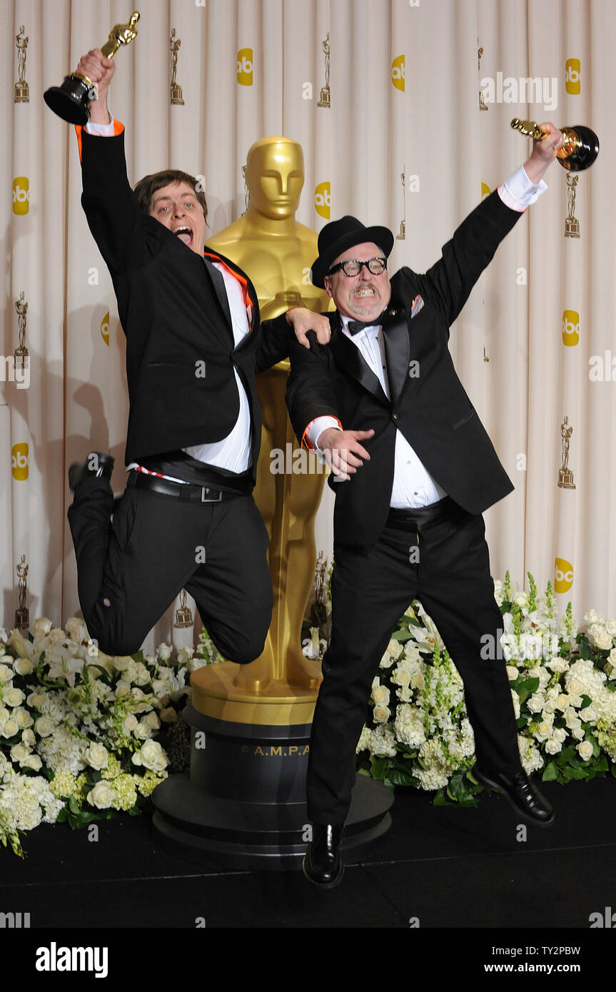 William Joyce and Brandon Oldenburg celebrate their Best Animated short ...