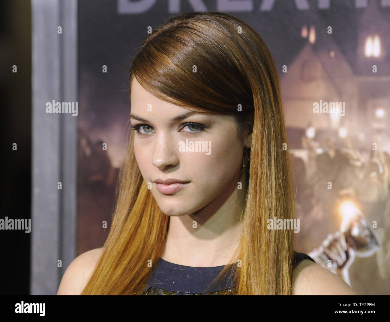 Cast member Alexis Knapp attends the premiere of the film "Project X ...