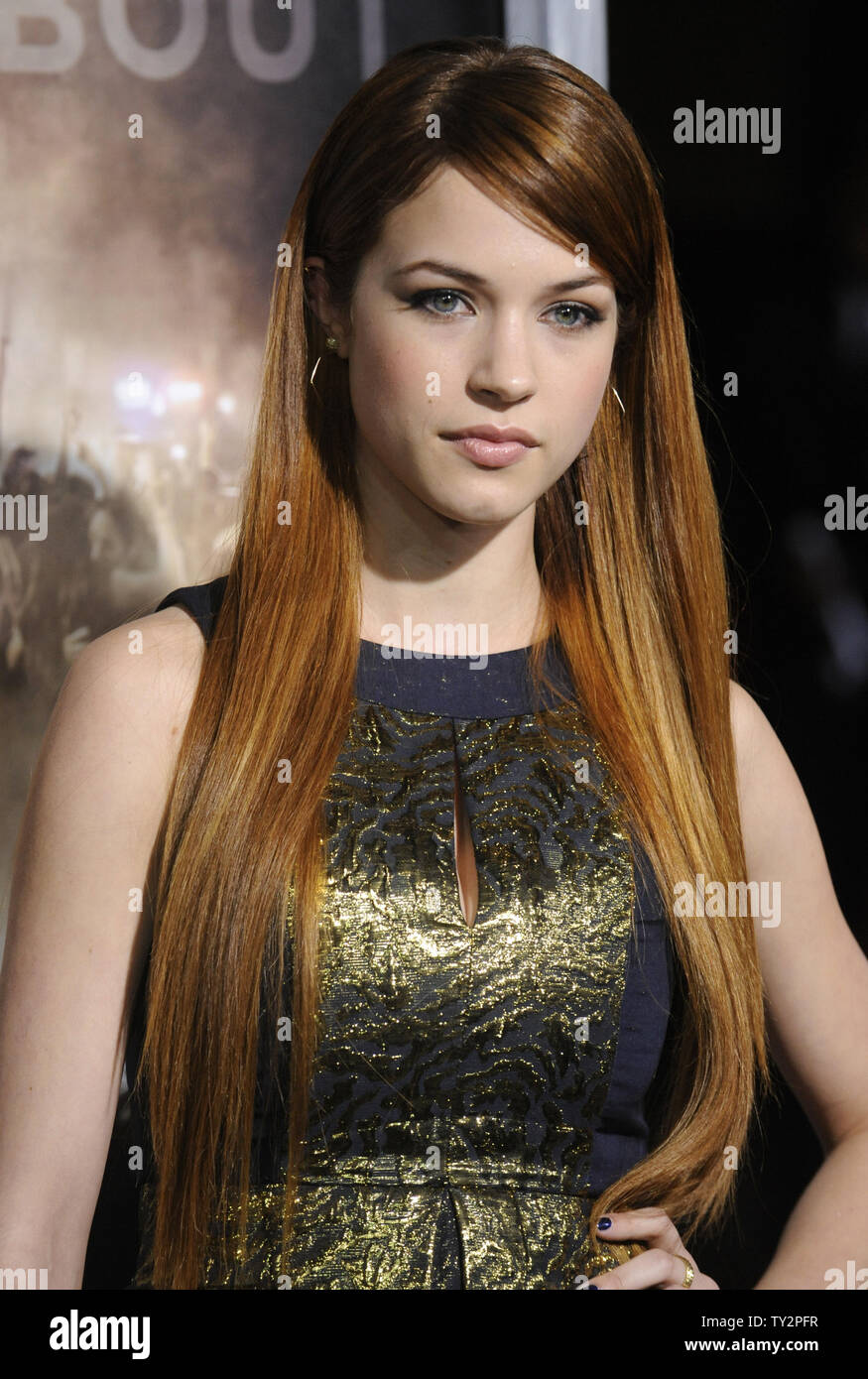 Cast member Alexis Knapp attends the premiere of the film "Project X ...
