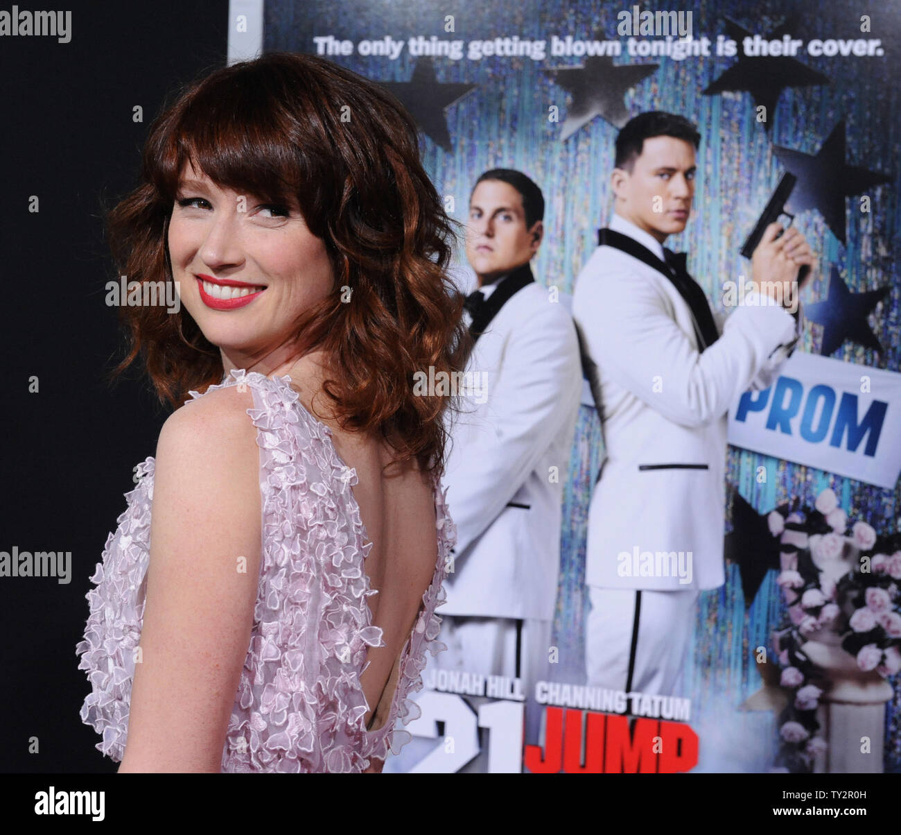 Actress Ellie Kemper, a cast member in the motion picture action comedy ...