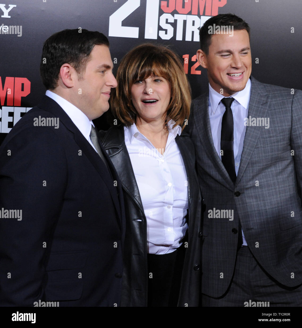 Actors Jonah Hill (L) and Channing Tatum (R), cast members in the ...