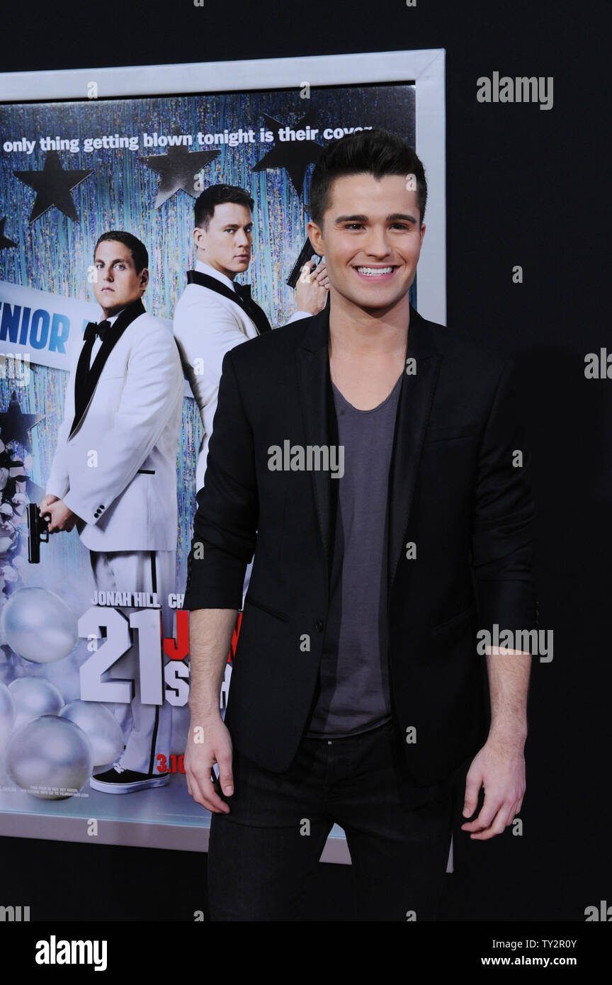 Actor Spencer Boldman, a cast member in the motion picture action ...