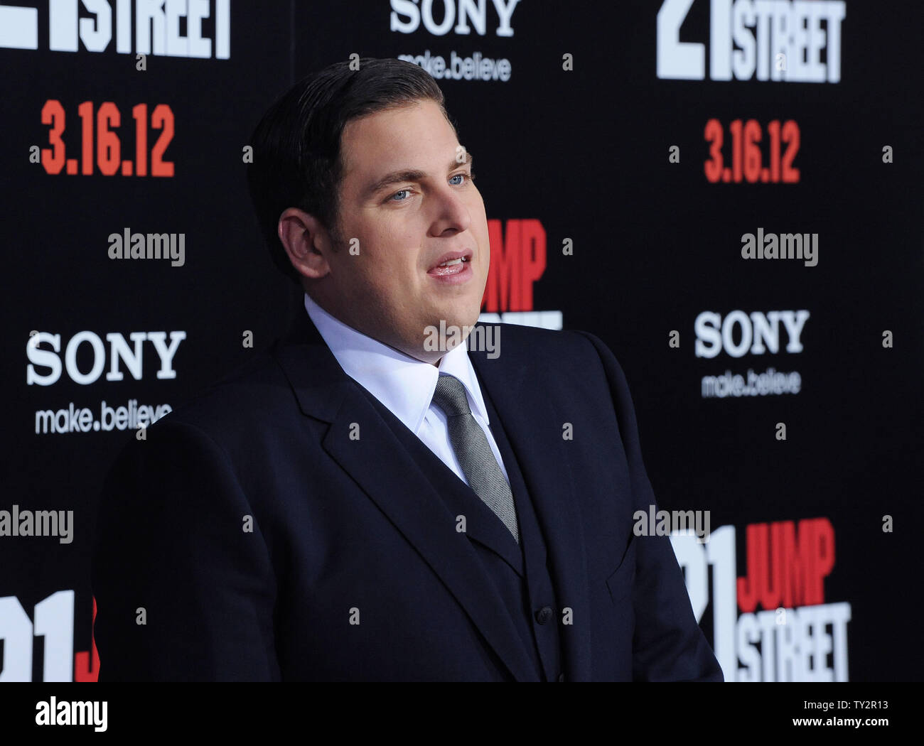 Actor Jonah Hill, a cast member in the motion picture action comedy "21 ...