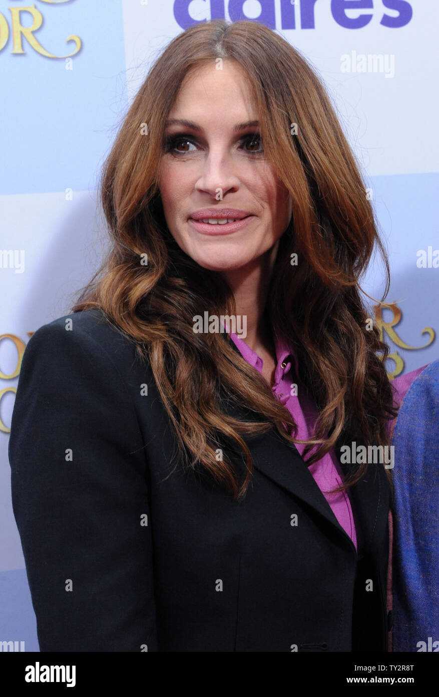 Actress Julia Roberts, a cast member in the motion picture comedy ...
