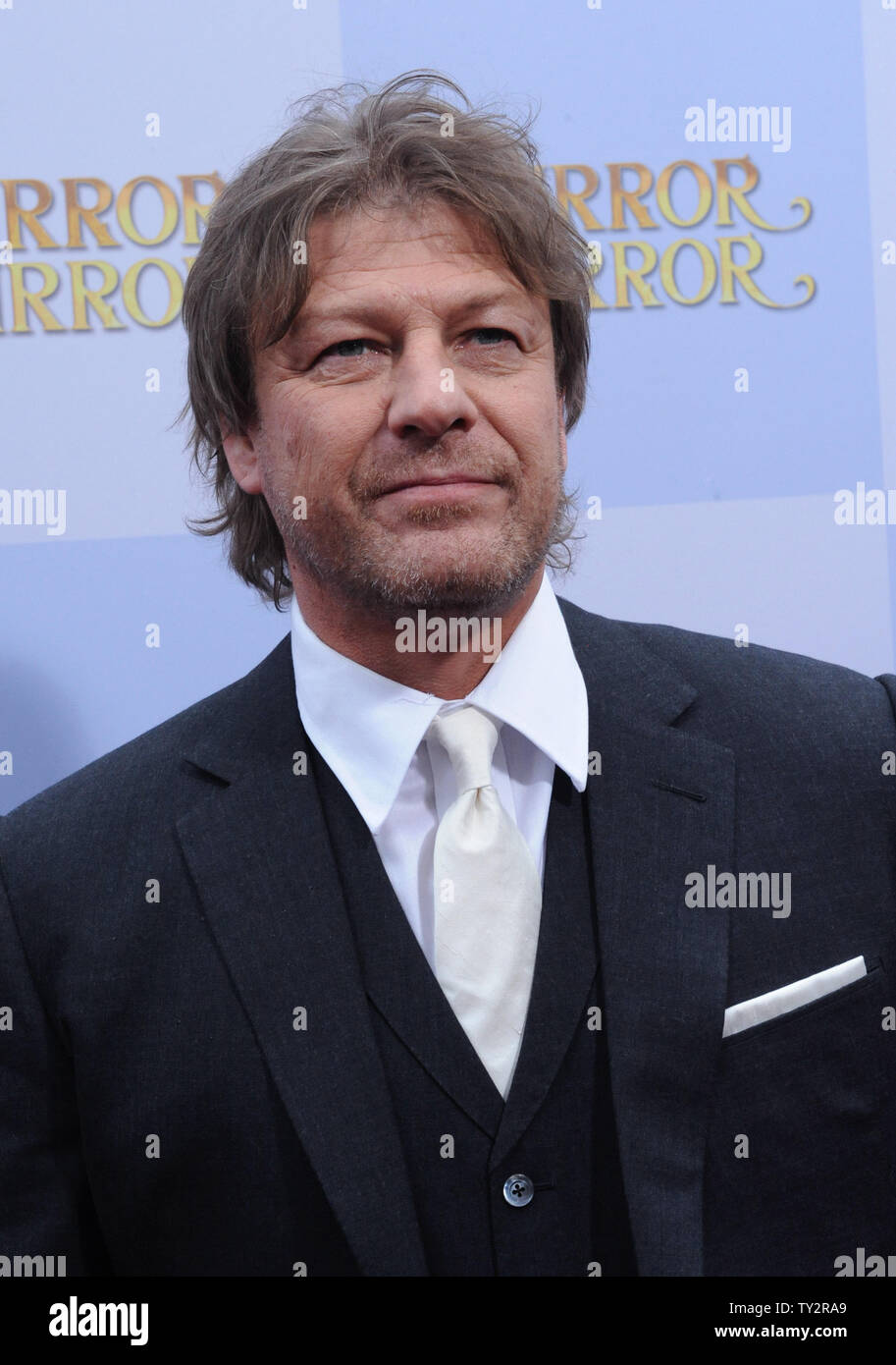 Actor Sean Bean, a cast member in the motion picture comedy fantasy ...