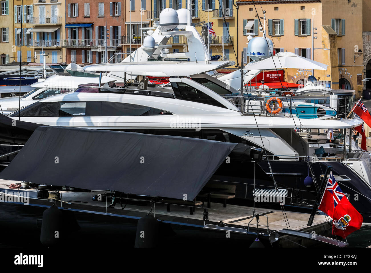 Summer Life style on the Port de Saint Tropez - boat cruise, nature ...