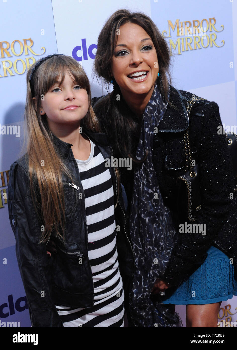 Actress Eva Larue And Her Daughter Kayah Attends The Premiere Of The Motion Picture Comedy