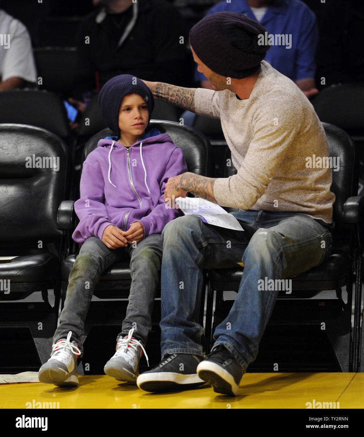 David beckham son romeo david hi-res stock photography and images - Alamy