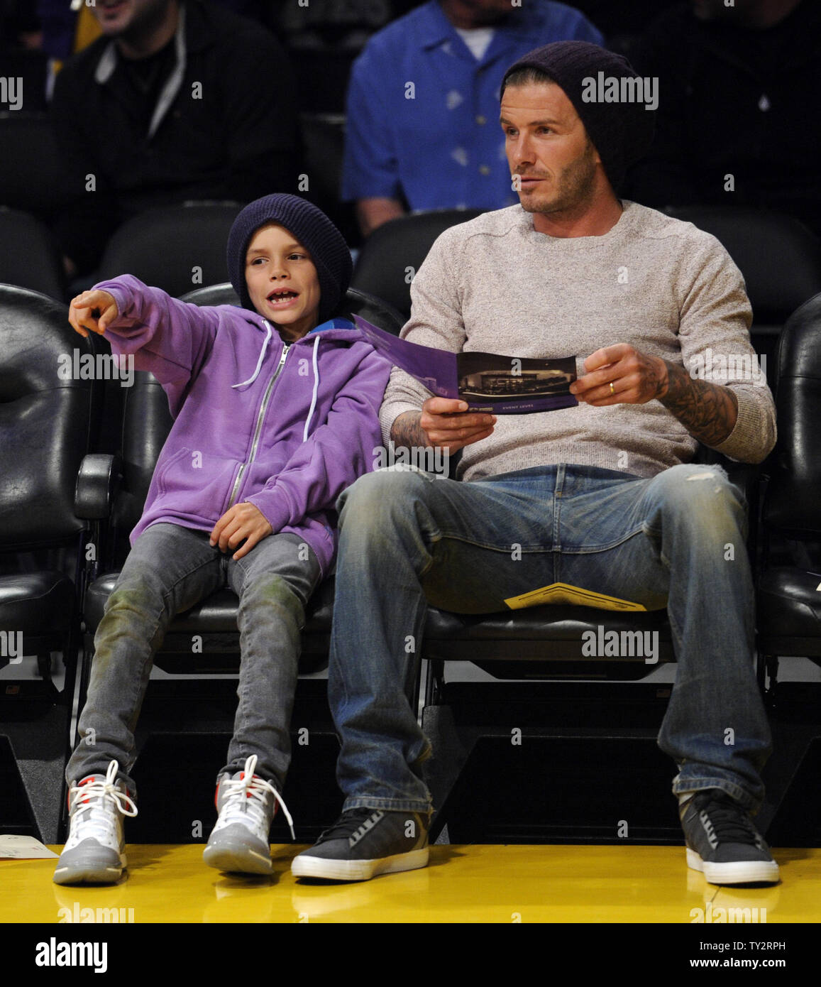 David beckham son romeo david hi-res stock photography and images - Alamy