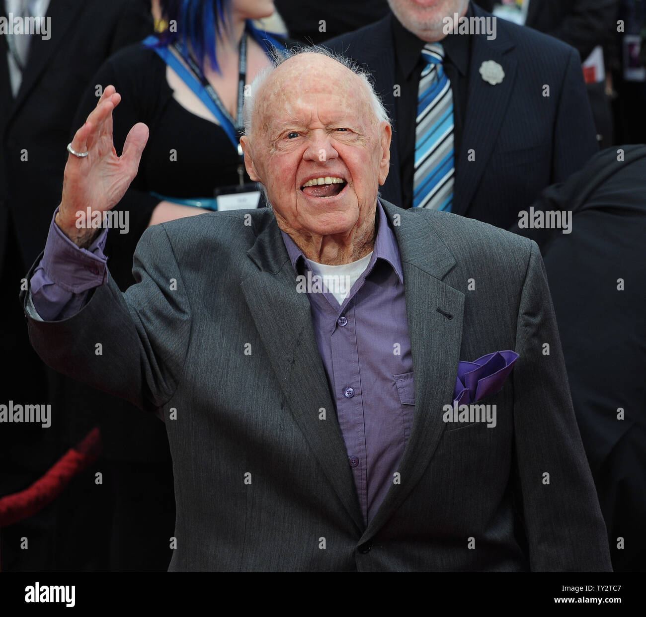 Actor Mickey Rooney attends the TCM Classic Film Festival opening night ...