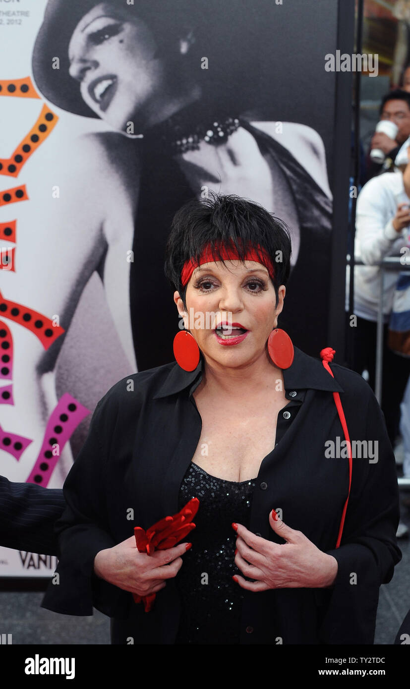 Actress Liza Minnelli, a cast member in the motion picture musical ...