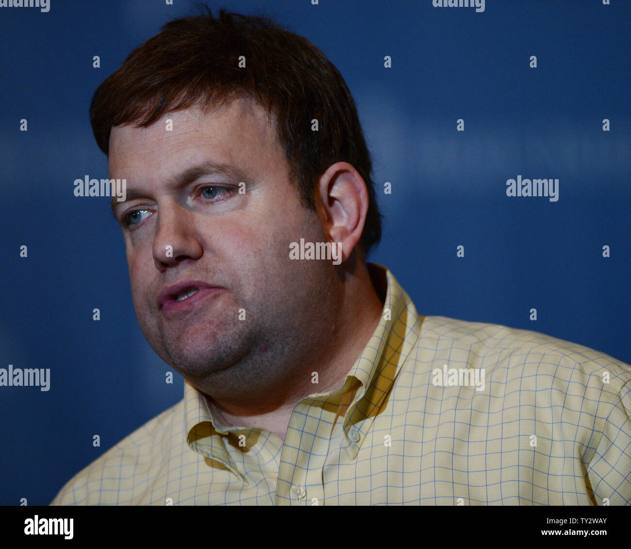 Frank Luntz, CEO, Luntz Global speaks to attendees during a panel ...